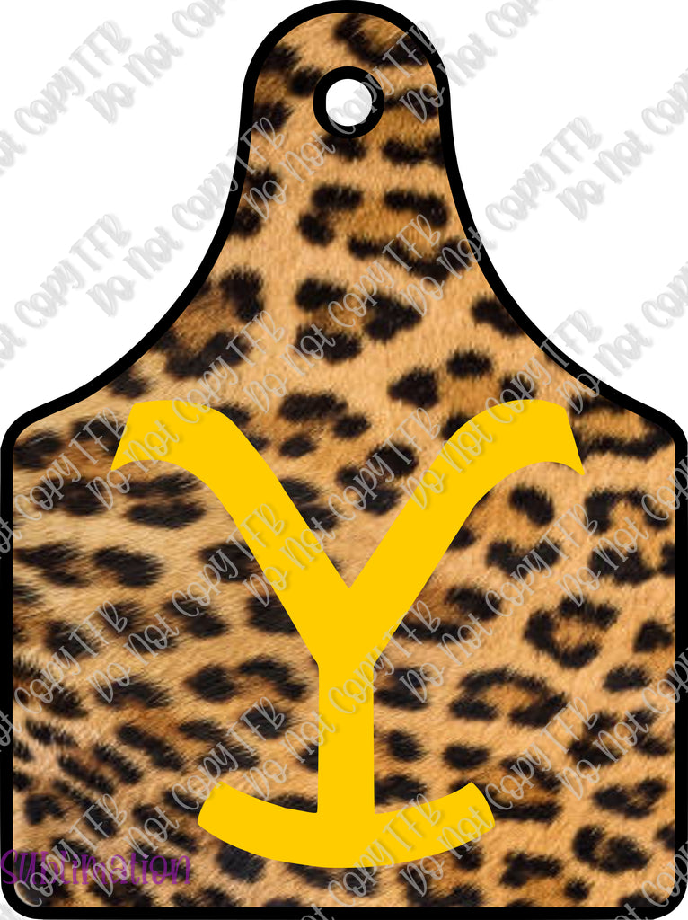 Yellowstone Cow Tag Sublimation – Funky Buffalo Designs